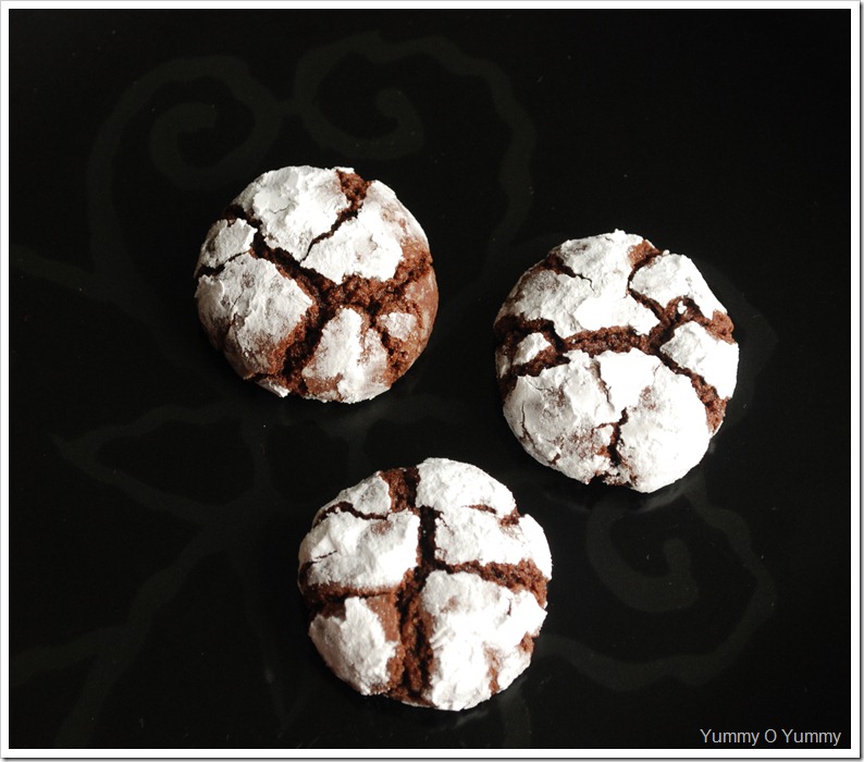 Chocolate Crinkle Cookies (Snow Caps)
