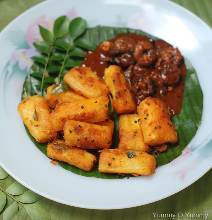 Kappa / Tapioca Fry With Video | Yummy O Yummy