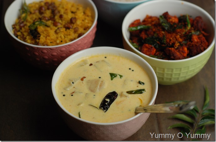 Vellarikka (Yellow Cucumber) Moru Curry | Yummy O Yummy