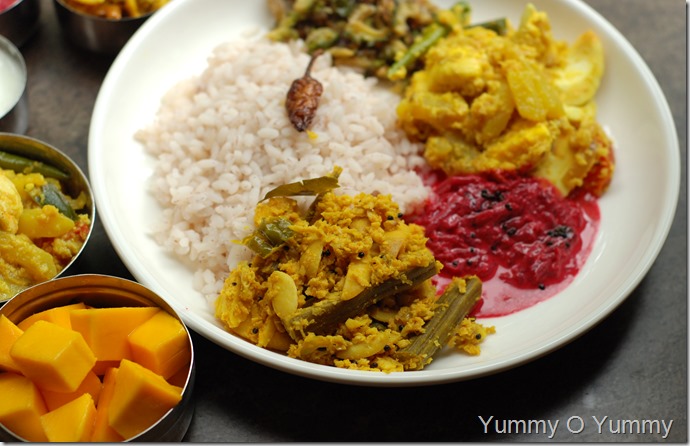 Chakkakuru Muringakka Thoran / Jackfruit seed and drumstick stir-fry ...