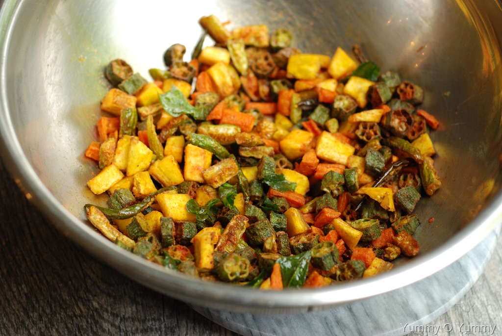 Mixed Vegetable Fry | Yummy O Yummy