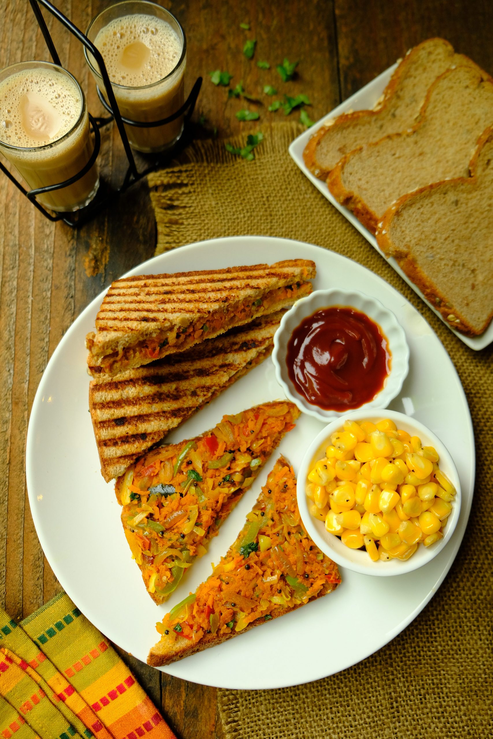Iyengar Bakery Style Masala Toast