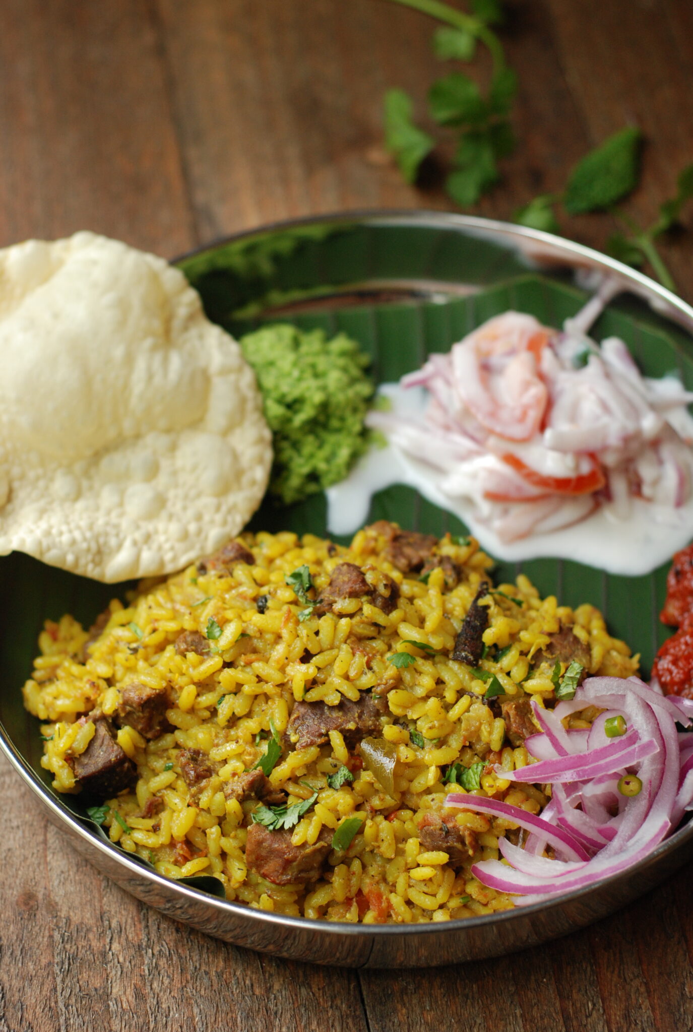 Cochin Style Erachi Choru/ Cochin Style Meat Rice | Yummy O Yummy