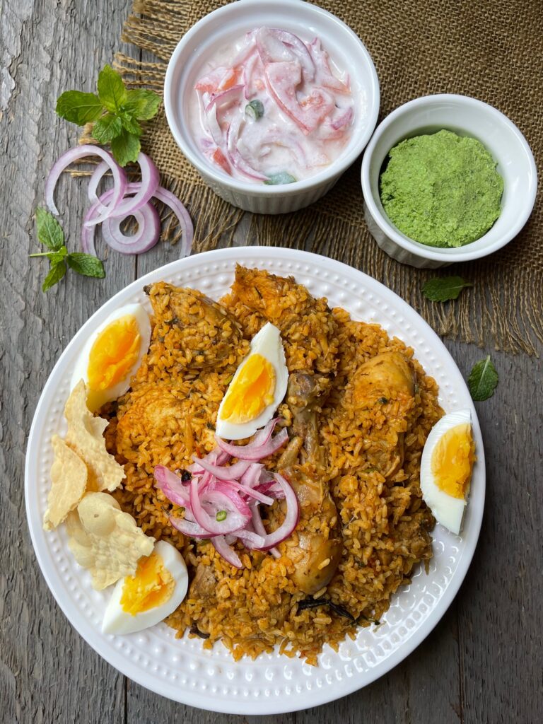 Thalassery Style Erachi Choru (With Chicken) / Kozhi Choru | Yummy O Yummy