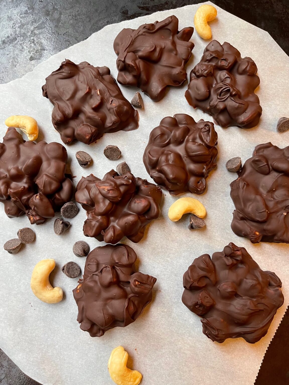 Easy Chocolate Nut Clusters | Yummy O Yummy